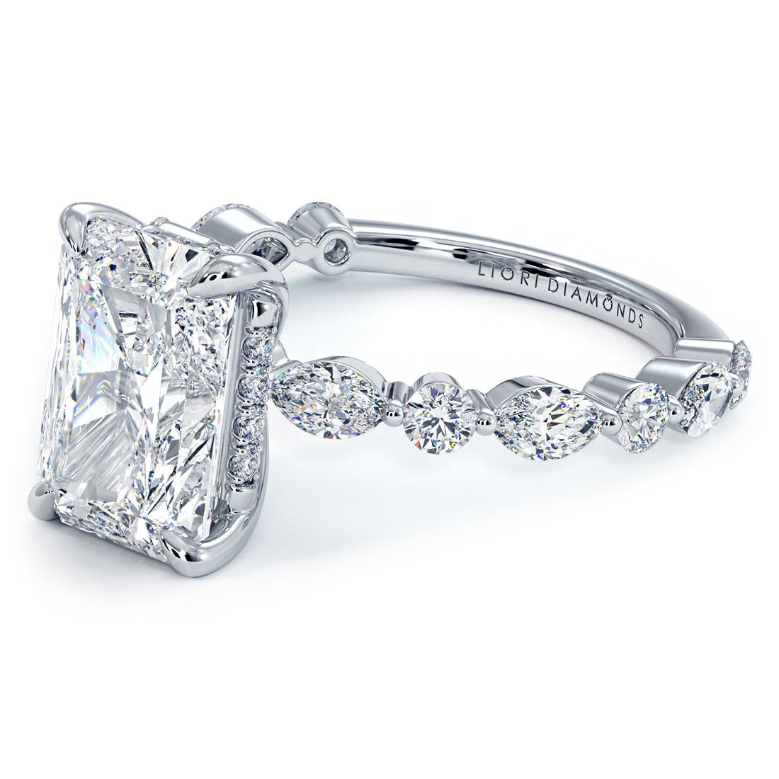 4.20ct Round Engagement Ring | Liori Diamonds TM